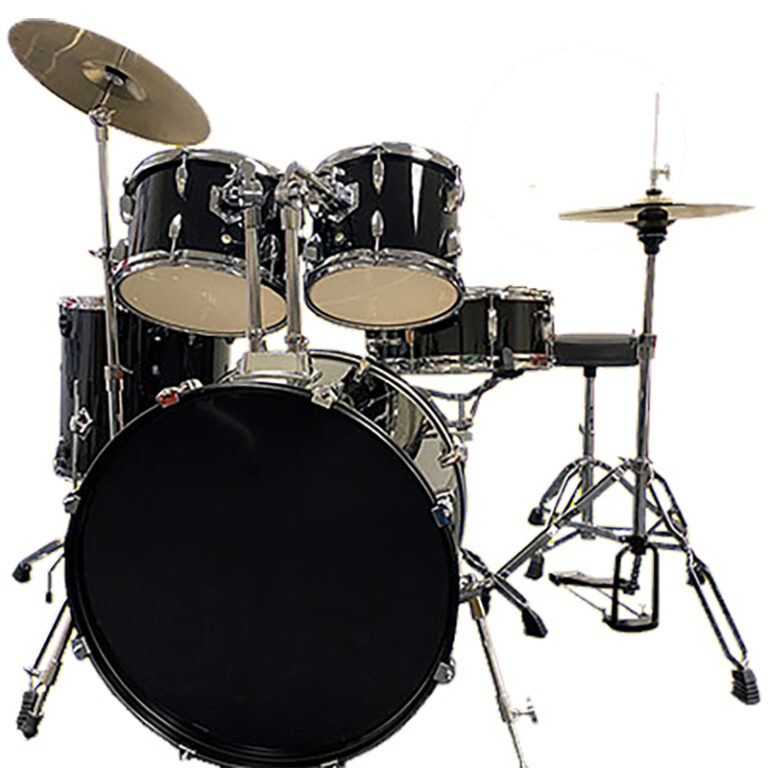 Non-Branded Complete 5-Piece Step-Up/Starter Drum Set with Hardware and ...
